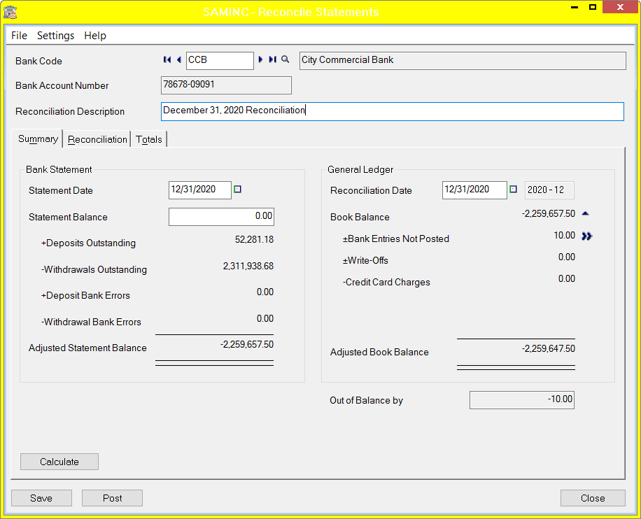 Sage 300 Bank Reconciliation efficiency tips